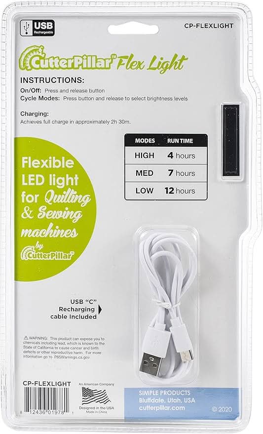 CutterPillar Flex Sewing Machine Light – Cordless LED
